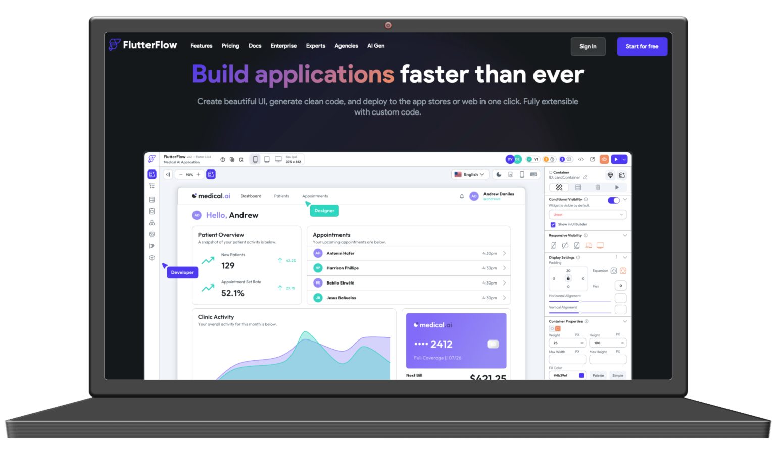 FlutterFlow Fab - Créez votre application mobile et web sans coder